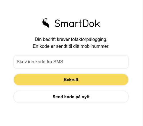 2FA (Tofaktor-pålogging)