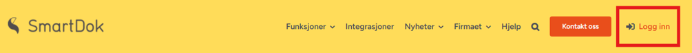 Innlogging i SmartDok