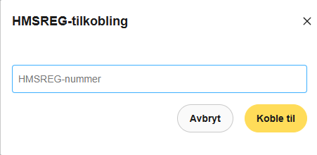 Kom i gang med HMSREG